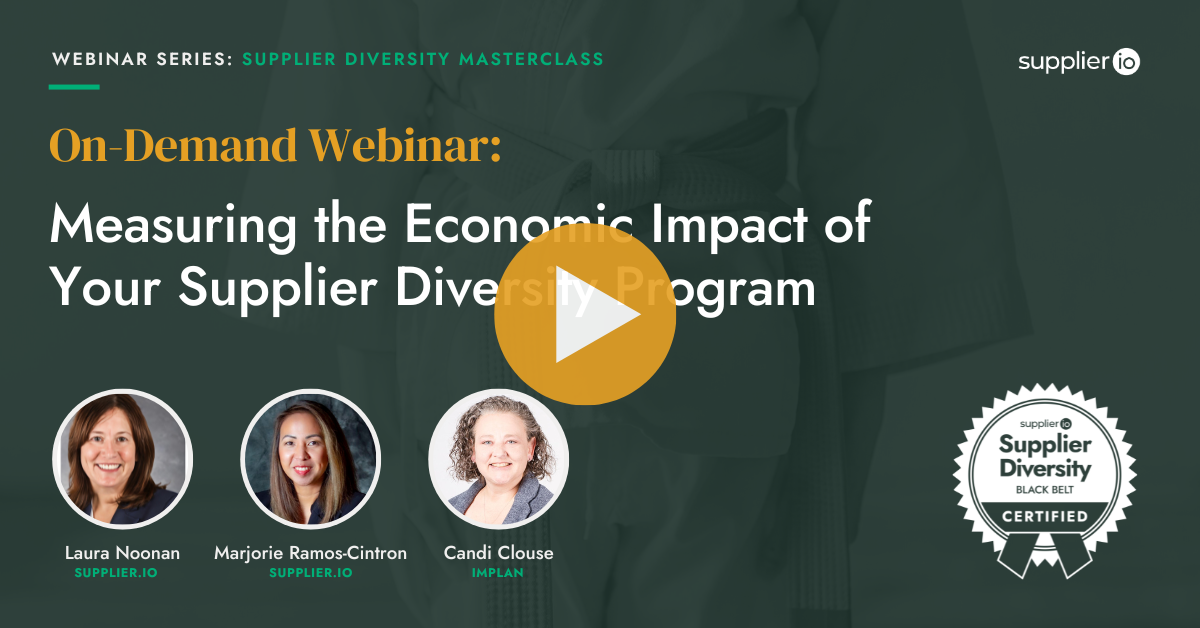 Supplier Diversity Masterclass: On-Demand